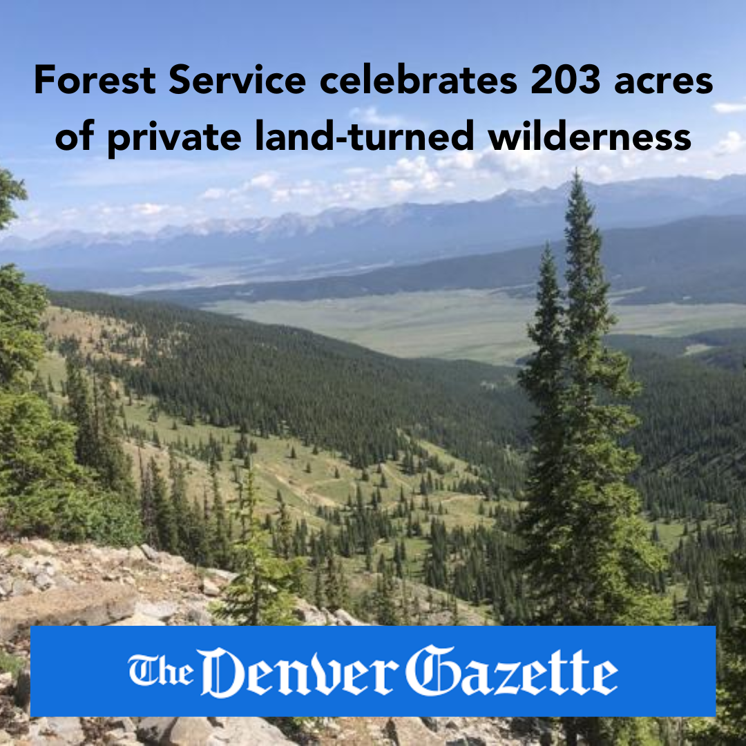 Denver Gazette - Forest Service celebrates 203 acres of private land ...