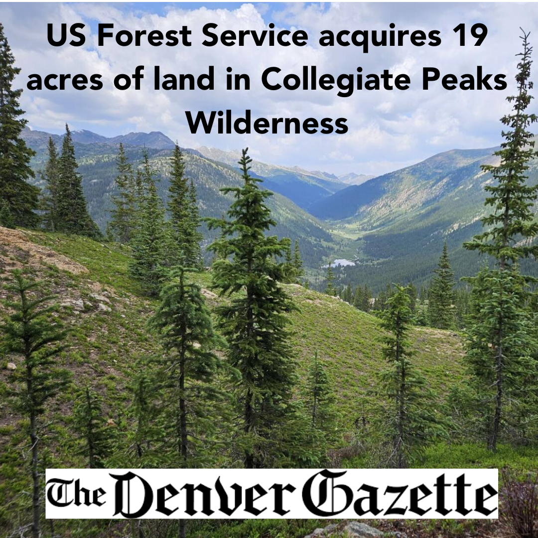 Denver Gazette: US Forest Service acquires 19 acres of land in ...