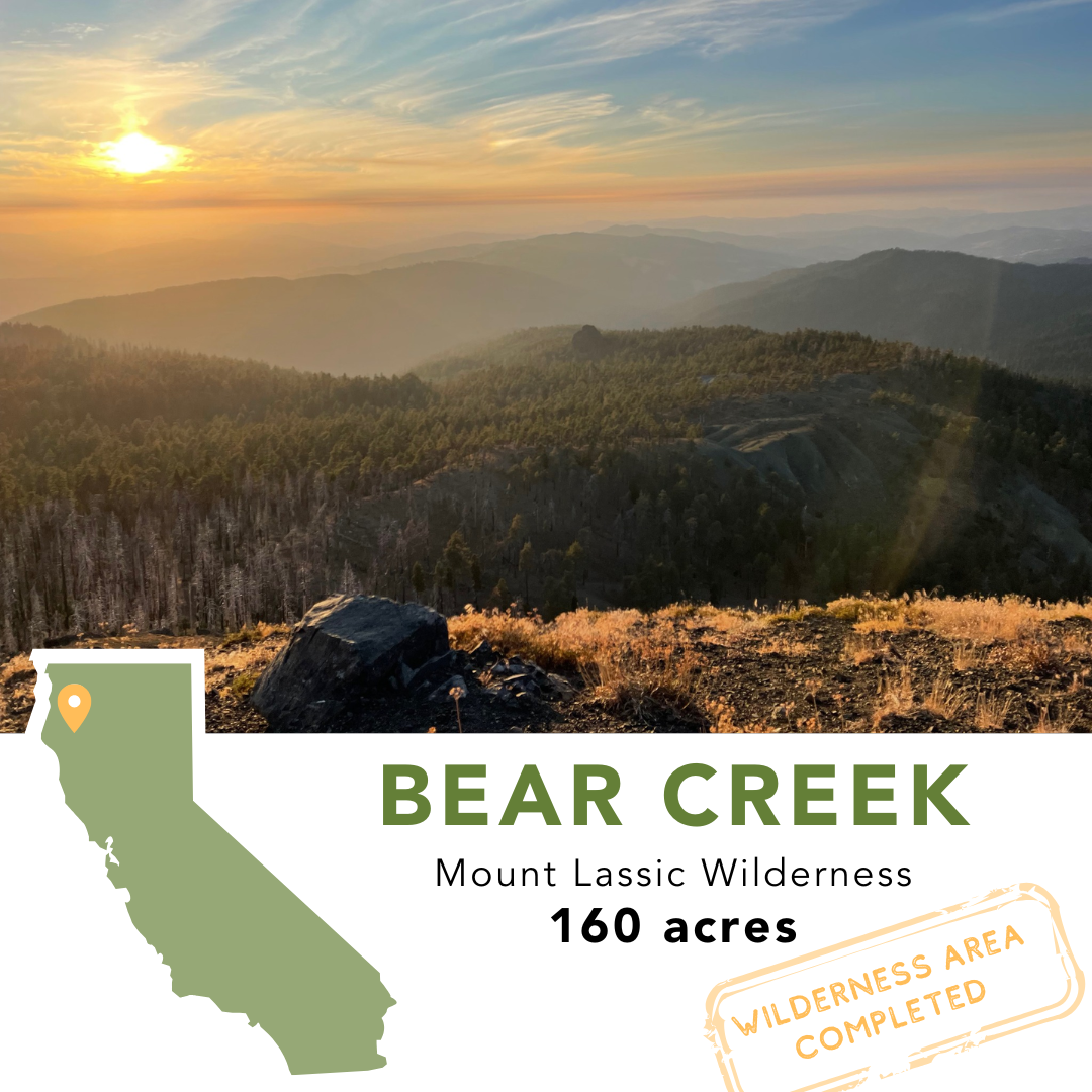California's Mount Lassic Wilderness now complete with last remaining ...